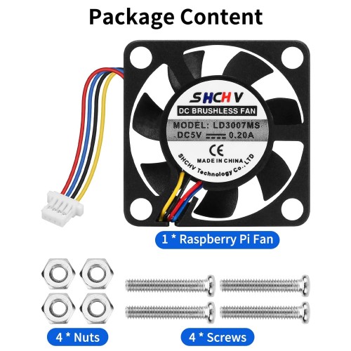 PWM Cooling Fan for Raspberry Pi 5 (5V) - X2 Robotics in Canada